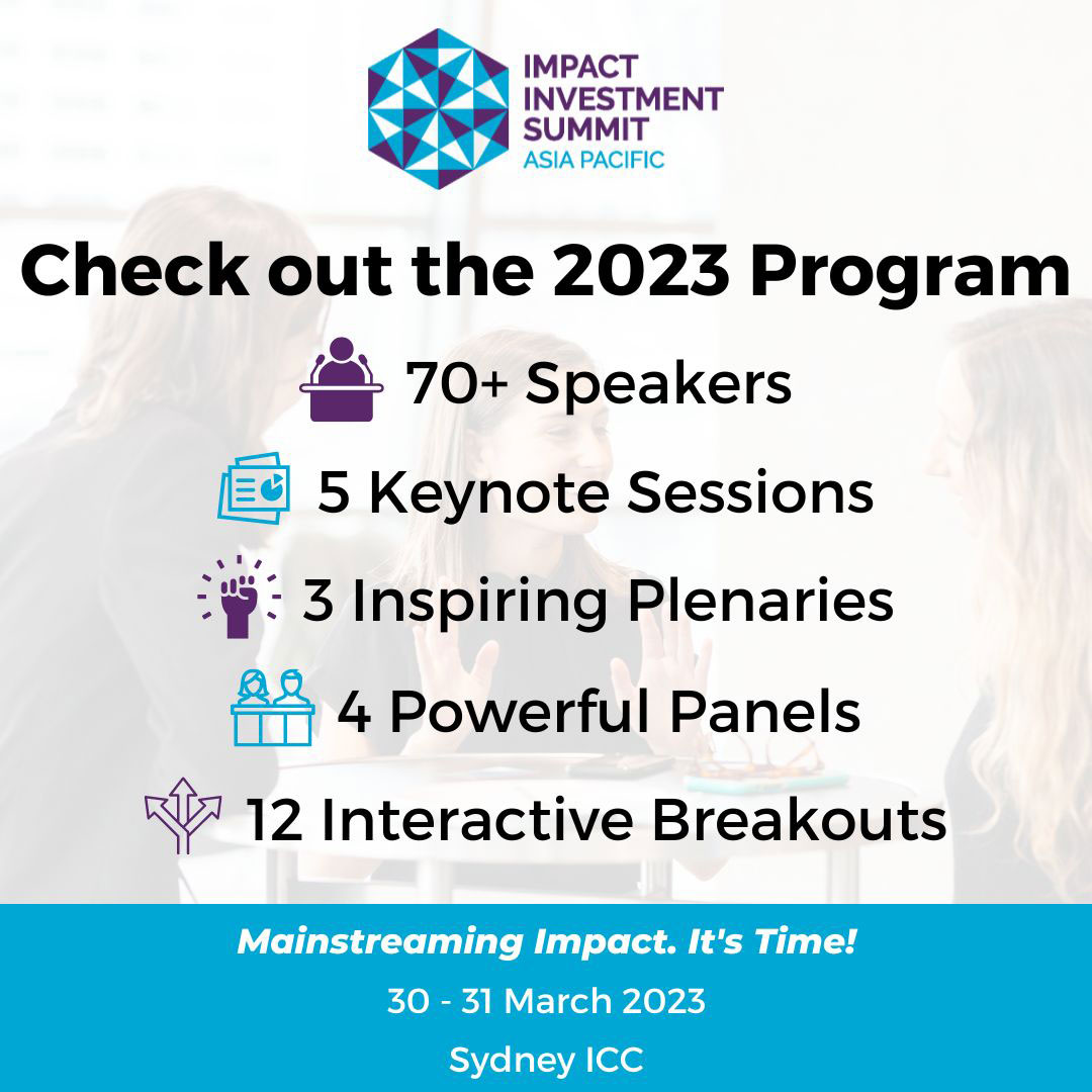 Impact Investment Summit - Impact Investing Australia